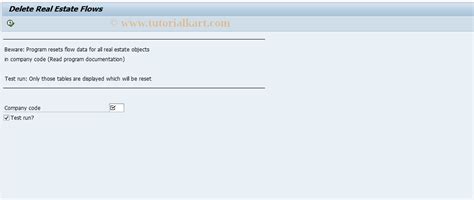 FOBC SAP Tcode Real Estate Delete Transaction Data