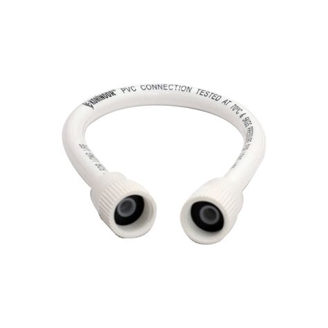 Pvc Flexi Era Connection Hose Fitted With Abs Heavy Nuts And Ss Cap Kohinoor Krsna