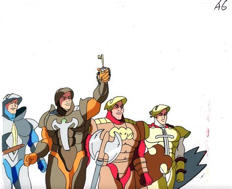 Cedar Chest Comics Original Production Cel King Arthur By Golden Films 153