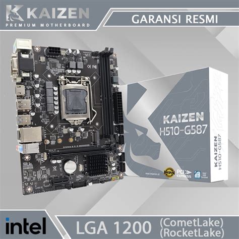 Jual Motherboard Kaizen H510 Socket Lga 1200 Ddr4 Mobo H510 Intel