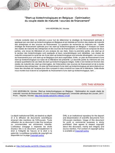 Van Keirsbilck Nicolas 87381500 2017 Pdf