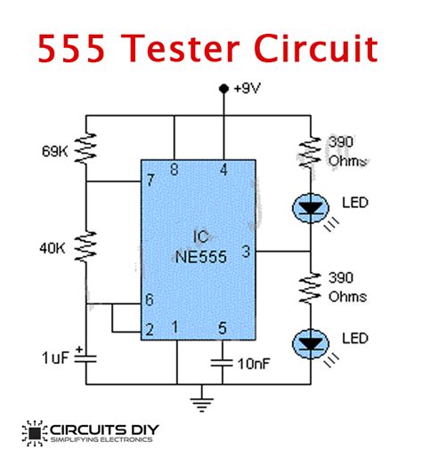 555 Timer Tester Circuit