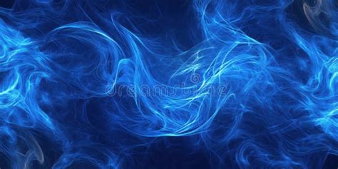 Blue Abstract Swirling Patterns Ethereal Light Effects Dynamic Movement Digital Art Vibrant