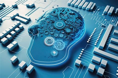 Premium Photo Advanced Ai Brain On Electronic Circuit Board