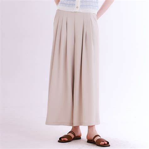 이사베이 23 신상 핀턱 와이드 밴딩 롱 팬츠vgpae2243