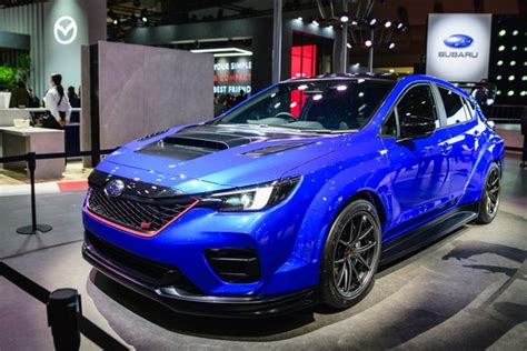 Subaru Shows Off Sti Performance Hatches—one Gas One Ev Driving