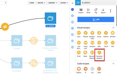 Concept Generate Statistics Recipe Dataiku Knowledge Base