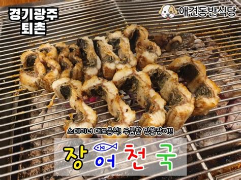 경기광주 맛집 애견동반식당 퇴촌 장어구이 맛집 장어천국 네이버 블로그
