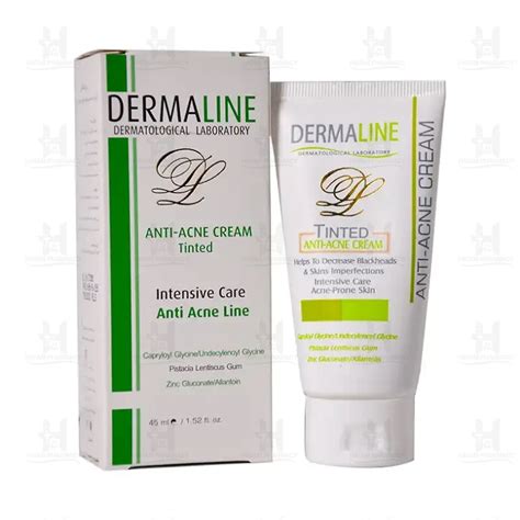 خرید و قیمت کرم ضد جوش رنگی درمالاین 45 میلی لیتر داروخانه حاتم