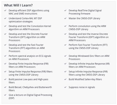DSP From Ground Up On ARM Processors Cortex M