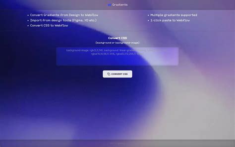 Convert Gradient Css To Webflow Utility No Code Supply Co
