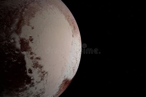 Dwarf Planet Pluto Solar System Stock Illustration Illustration Of Planet Three 268849901