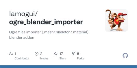 Github Lamogui Ogre Blender Importer Ogre Files Importer Mesh Skeleton Material Blender