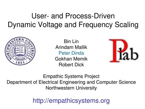 Ppt User And Process Driven Dynamic Voltage And Frequency Scaling
