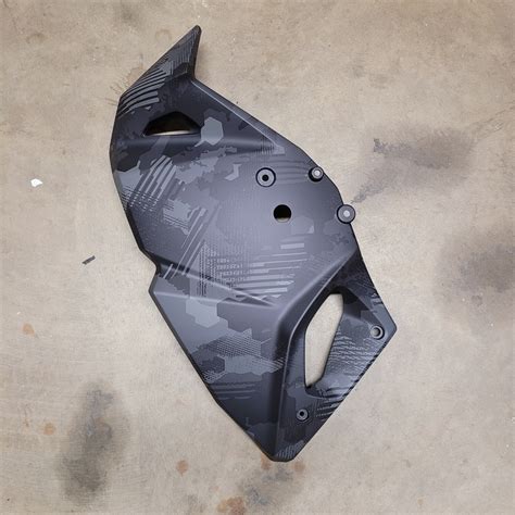 2022 Klr650 Engine Shroud Fairing Lh Cypher Camo Oem