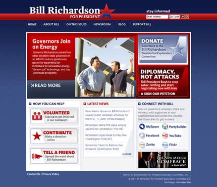 Us Presidential Candidate Web Sites Compared Smiley Cat
