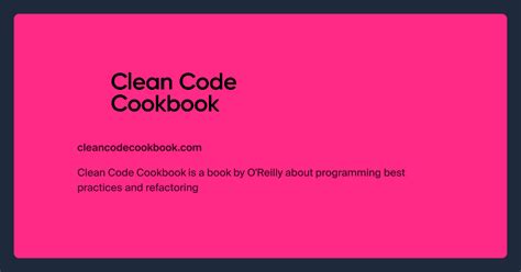Newsletter Clean Code Cookbook