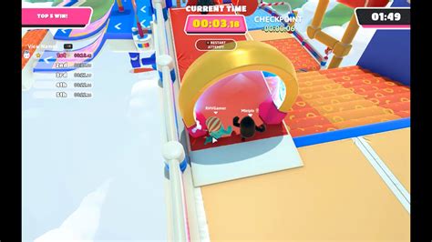 I Somehow Dived Off The Rotating Pole In Track Attack R Fallguysgame