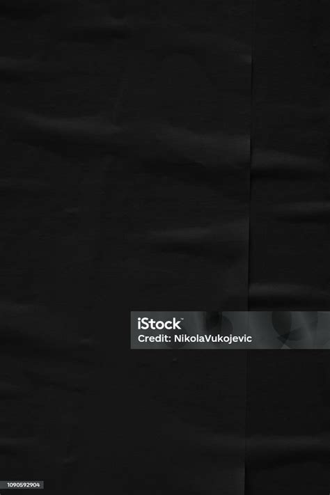 어두운 블랙 빈 종이 배경 주름 잡은 구겨진된 표면 오래 된 찢어진된 찢어진된 포스터 Grunge 텍스처 현수막 0명에 대한 스톡 사진 및 기타 이미지 Istock