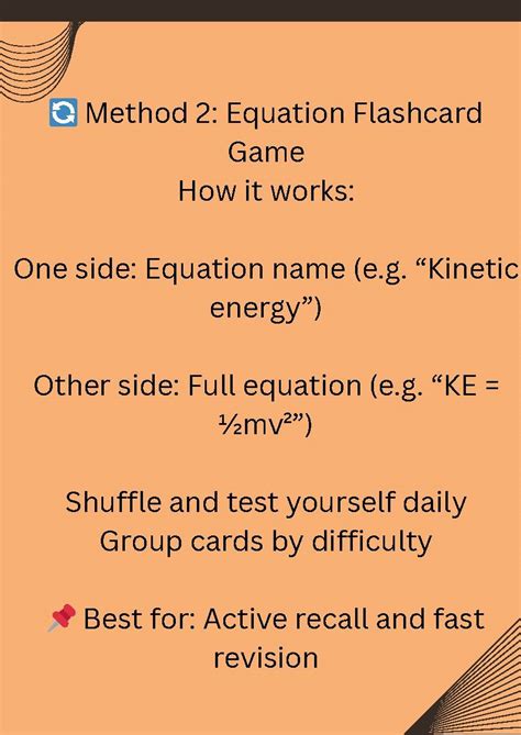 Physics Equations Mastery Pack Fun Activities Practice Questions And Quiz