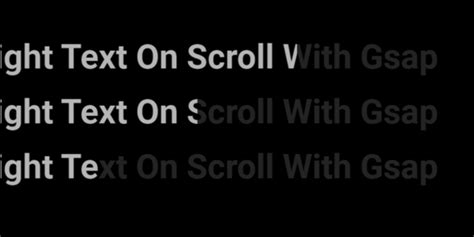 highlight text on scroll with gsap elementor rc web kit