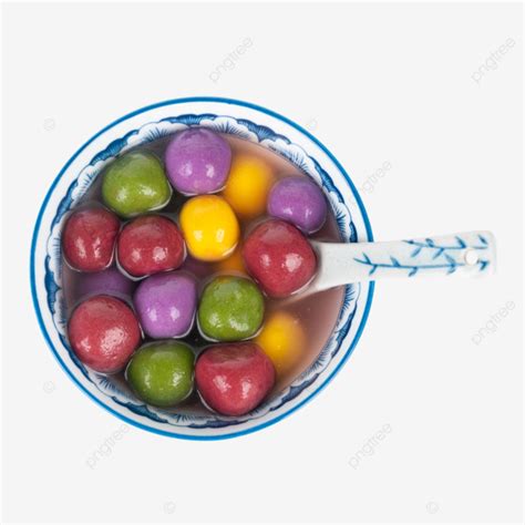 New Years Spring Lantern Festival Colored Dumplings New Year Chinese