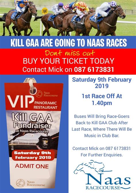 Kill Gaa Are Going To The Races Kill Gaa Club