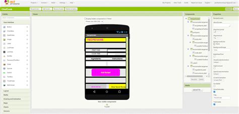 Chiefcook Functional Android App Built During My Mobile Application Development” Class In My