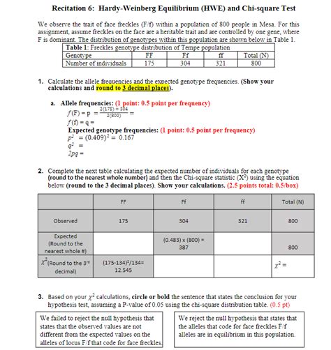 Recitation 6 Hardy Weinberg Equilibrium Hwe And