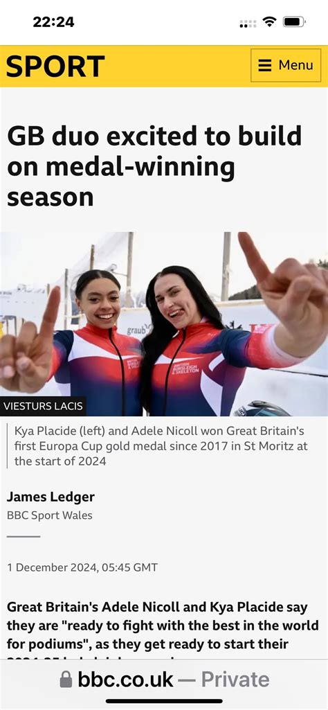 James Ledger On Linkedin Bbcsport Journalism Bobsleigh 11 Comments