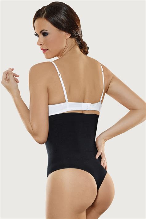 Cocoon Seamless Double Layer High Waist Bio Crystals Thong T2540
