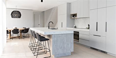 Stunning Modern Kitchen Design In Polytec Natural Profile For Kitchen
