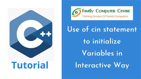 C Tutorial How To Use Cin Statement In C Youtube