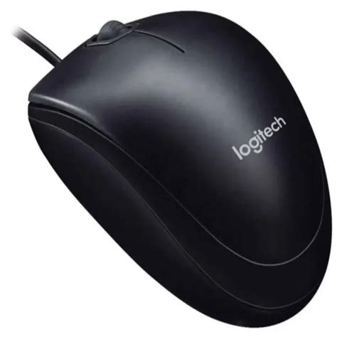 Logitech Corded Mouse Black Usb Full Size Comfort Design Só Tinteiro Lda