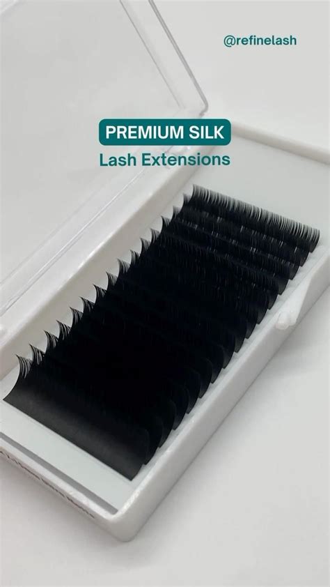 Premium Silk Lash Extensions ️ Short Taper Secures Fuller And Denser