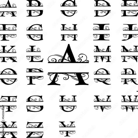 Fancy Alphabet Letters A Z