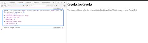 html dom range setendbefore 用法及代码示例 纯净天空