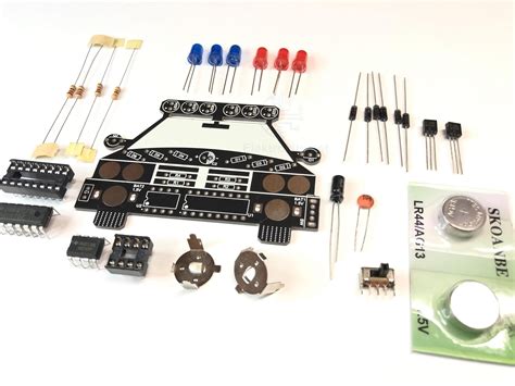 Flashing Police Led Kit Learn To Solder Kit Elektrokits
