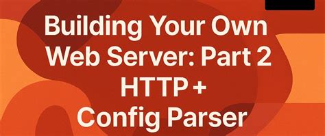 Building Your Own Web Server Part 1 — Theory And Foundations Dev Community