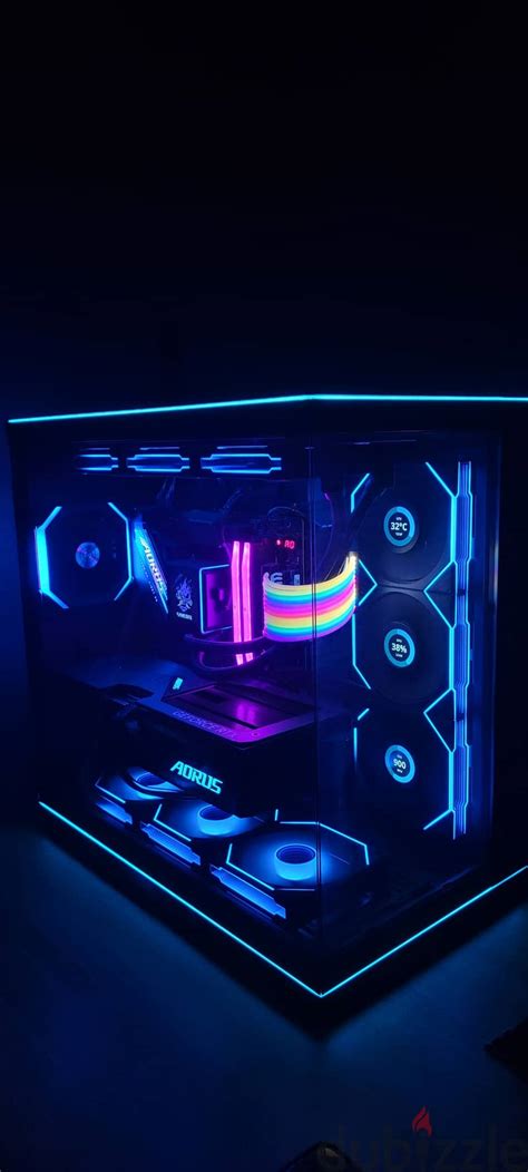 High End PC RTX TIS I K Lian Li Evo RGB Case Fans Desktop Computers