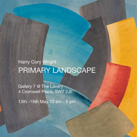 Primary Landscape — Harry Cory Wright Artist And Photographer