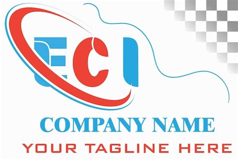 Premium Vector Eci Letter Logo Design