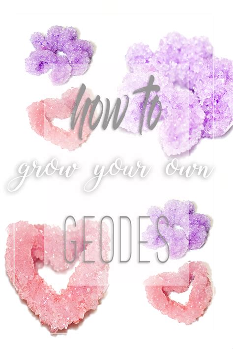 Summer Science Activity Grow Your Own Geodes Daphnie Pearl