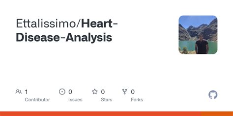 Github Ettalissimo Heart Disease Analysis