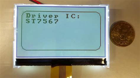 X Lcd Cog St Interface Spi Xx Youtube