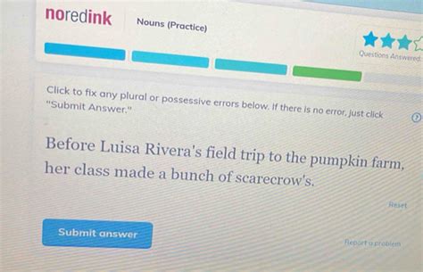 Solved Noredink Nouns Practice Questions Answered Click To Fix Any