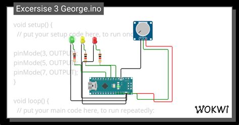 Excersise 3 O Wokwi Esp32 Stm32 Arduino Simulator