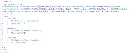 How To Create Mtd Qtd Ytd Based On Created Date An Microsoft