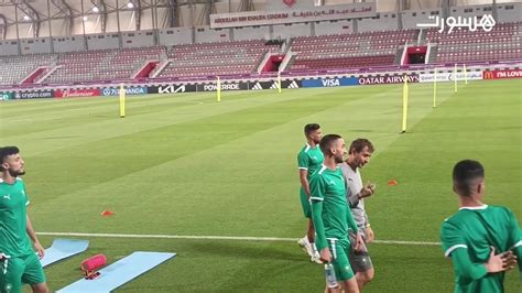 مزراوي في تداريب المنتخب الوطني ديما مغرب مزراوي في تداريب المنتخب