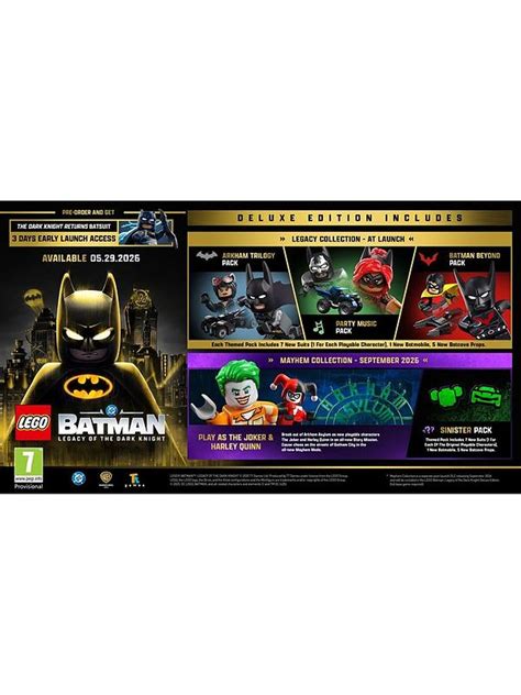 Xbox Lego® Batman™ Legacy Of The Dark Knight Deluxe Edition Xbox